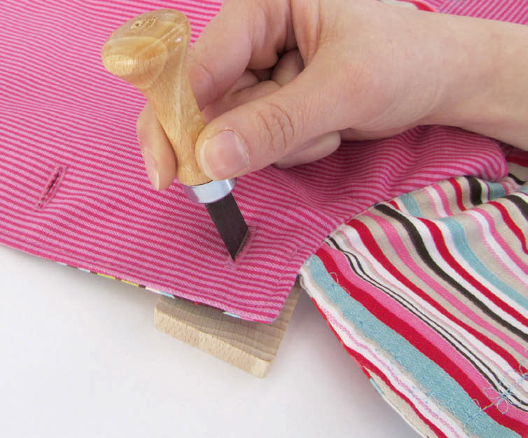 Buttonhole cutter with wooden block – The Sewing Store NZ